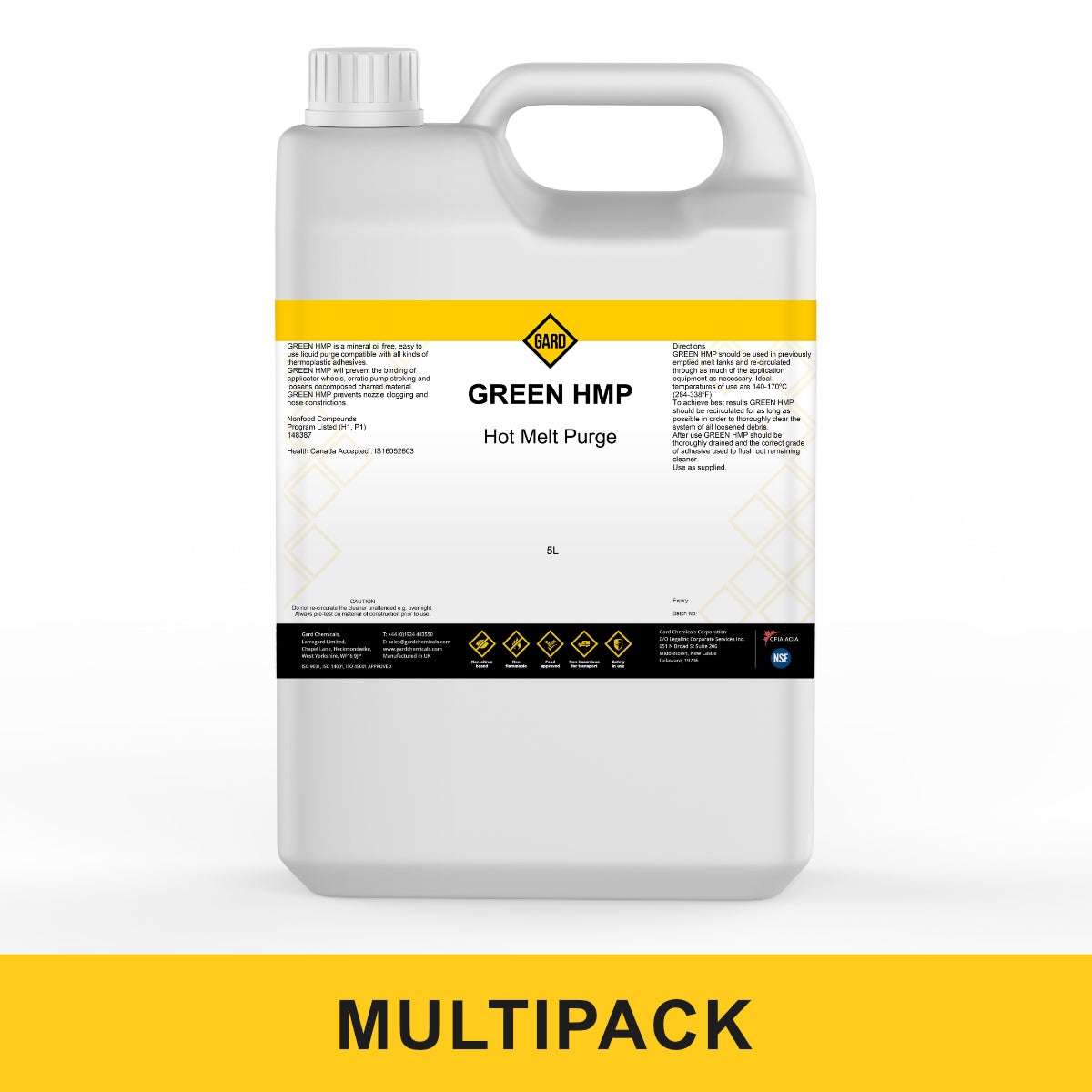 Hot Melt Purge - Green HMP - 4 x 5L – Gard Chemicals